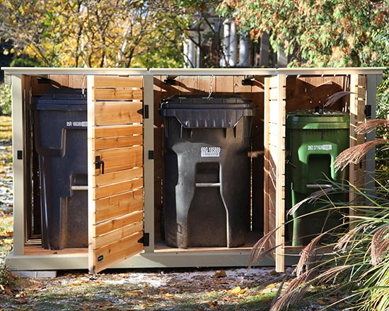 Storage Sheds for XL Garbage and Recycling Bins | Redwood Sheds