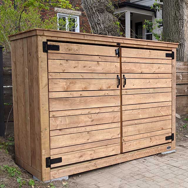 Redwood Sheds | Sheds for Garbage Bins, Recycling Bins and Green Bins ...